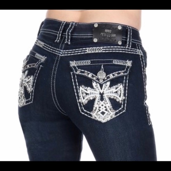 Sexy Couture | Jeans | Ladies Bling Pocket Boot Cut Denim Blue Jeans 37 ...